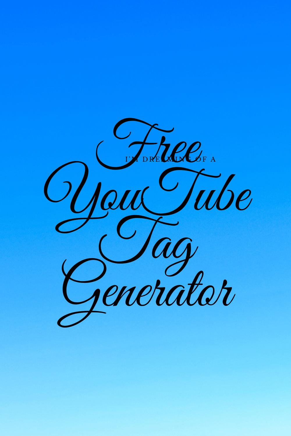 Free YouTube Tag Generator - SEO Tool Zone